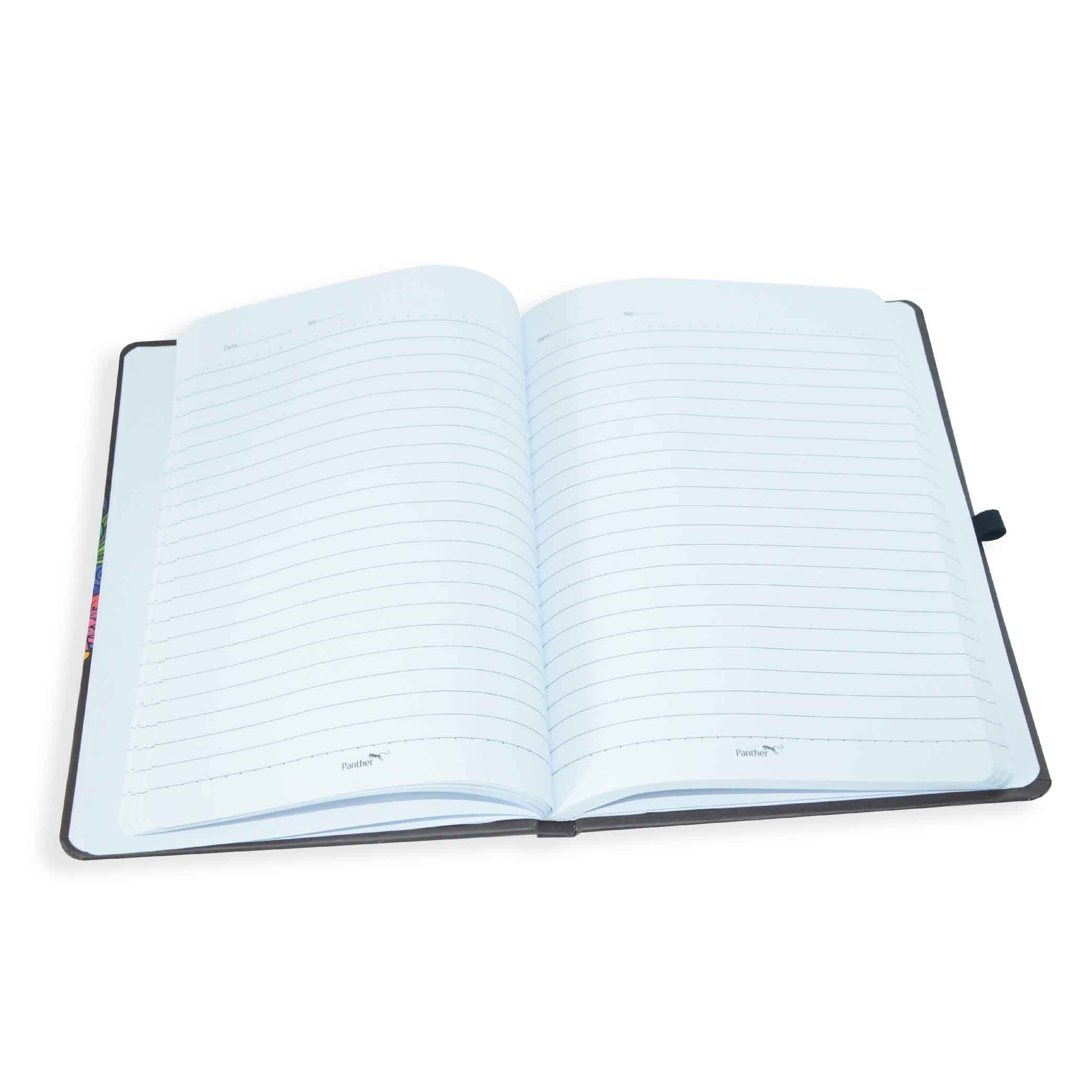 Beautiful Sri Lanka Ceylon Vibes A5 Hard Cover Journal - Panther