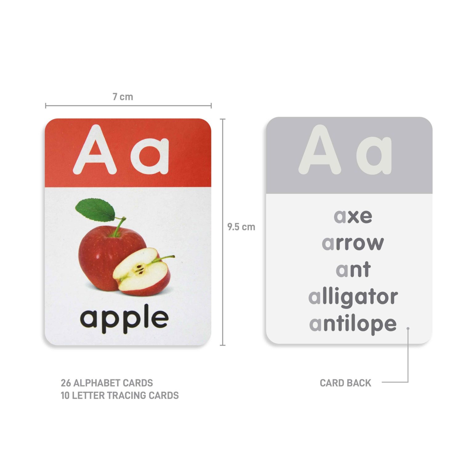 English Alphabet Flash Cards - Panther
