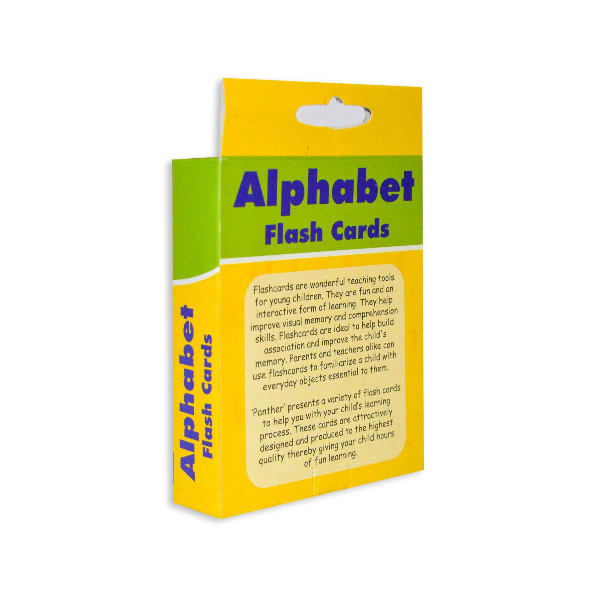 English Alphabet Flash Cards - Panther