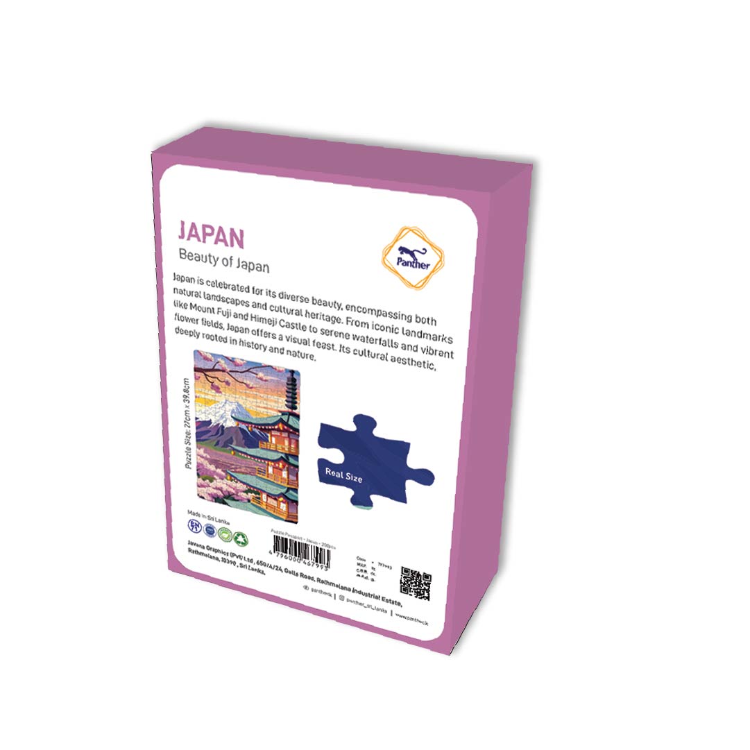 Puzzle Passport-Japan-200pcs - Panther